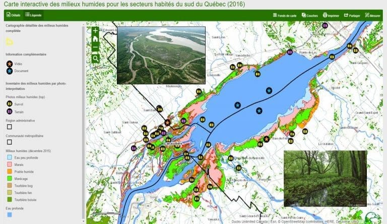 New detailed wetland mapping tools now available in Quebec - DUC