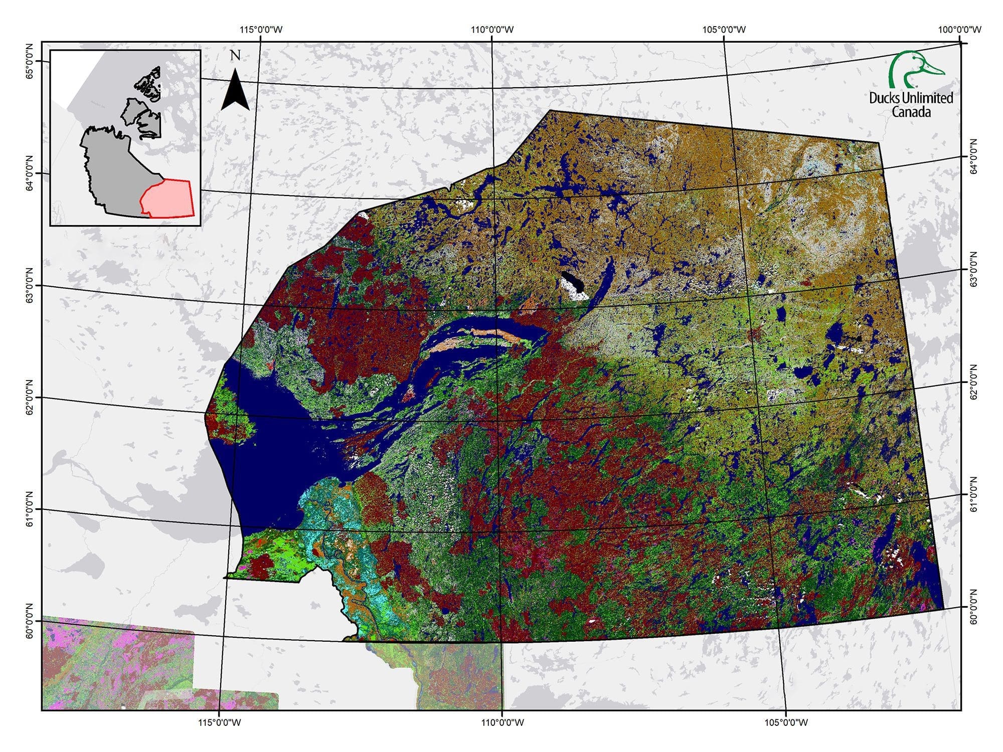 Land Cover Map Of Canada